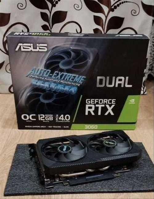 Nvidia Asus dual OC RTX 3060 12gb