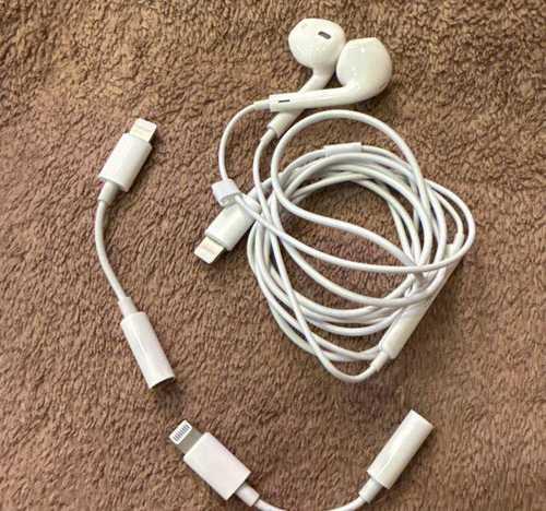 Наушники apple earpods с разъемом lightning