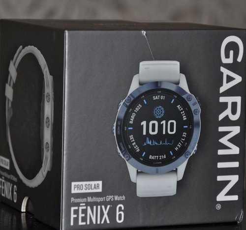 Garmin Fenix 6 Pro Solar (новые, открыты)