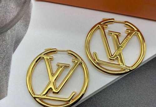 Серьги louis vuitton