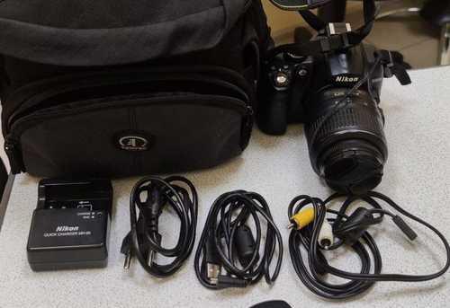 Зеркальный фотоаппарат Nikon D5000 18-55 VR Kit