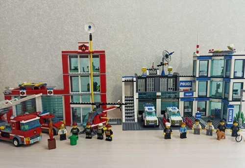 Lego City Пожарная часть 60004 оригинал