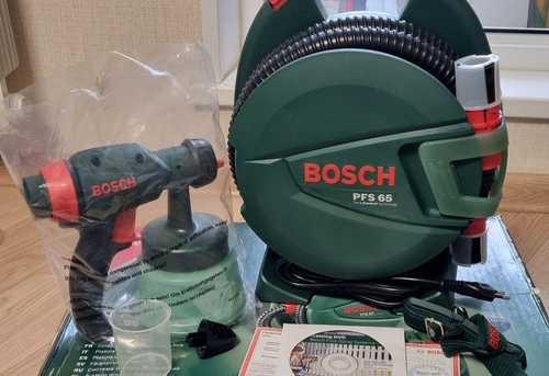 Краскопульт электрический bosch PFS 65