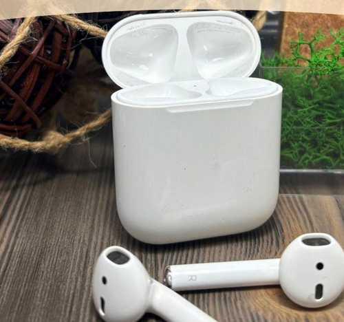 Airpods 1,2 оригиналы с новыми акб