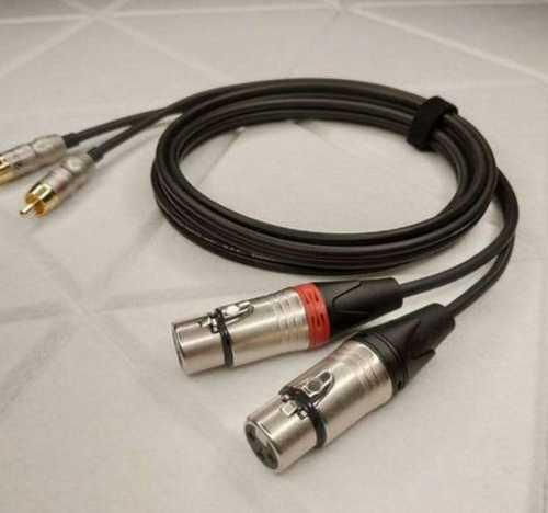 2 rca на 2 xlr гнездо tasker c121 0,5м