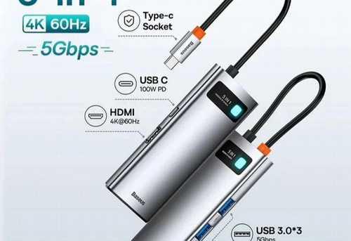 Usb-хаб (концентратор) Baseus 5 в 1