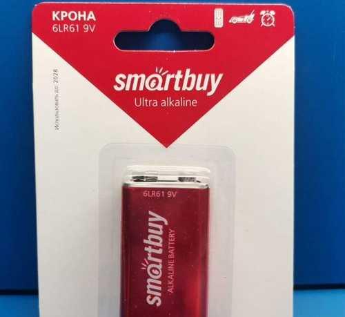 Батарейка крона SmartBuy 6LR61 Alkaline (# 1811)