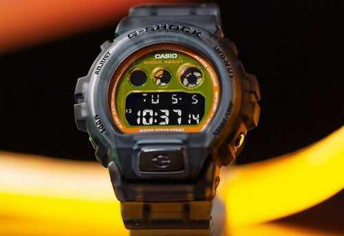 Оранжево-серый G-shock / Casio DW-6900LS-1E