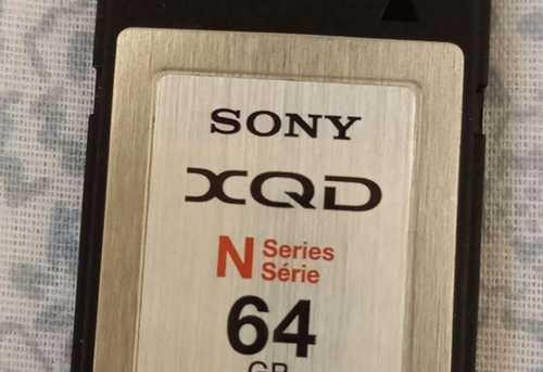 Sony XQD QD-N64 64Gb