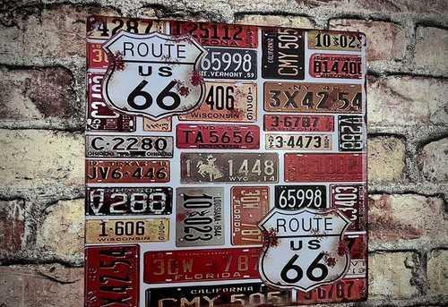 Декор на стену Route 66 Арт 9806