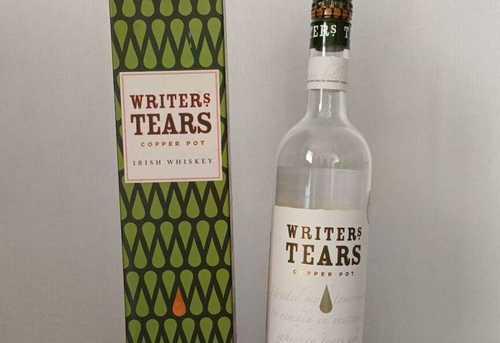 Коробка и бутылка из-под виски writers tears