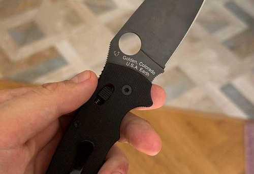 Spyderco Manix 2 XL Black G10 Black DLC