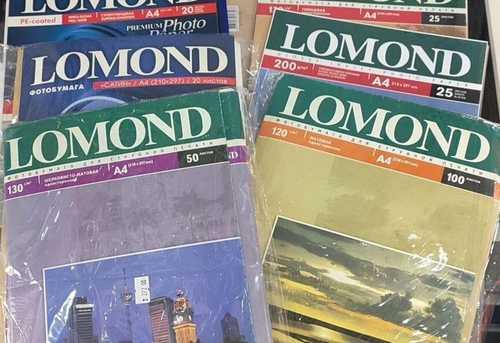 Фотобумага Lomond и Epson для струйной печати