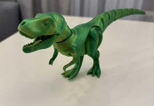 Динозавр подвижный из 3D принтера