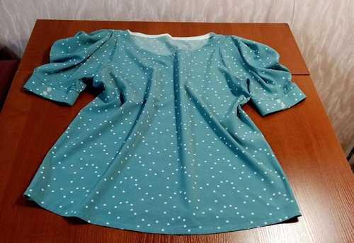 Шелковая блуза 48 размер