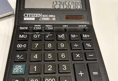 Калькулятор citizen SDC-395II