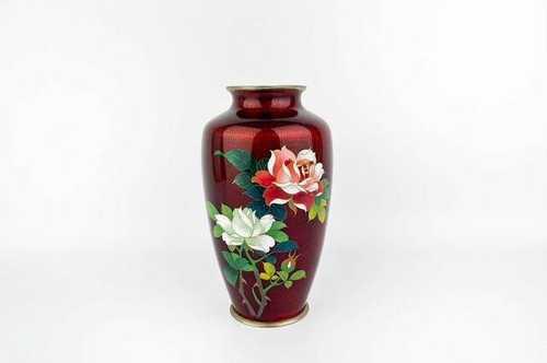 Старинная ваза, Япония, клуазоне, 1950-1960 гг