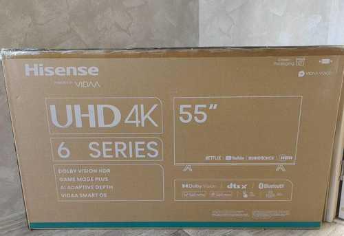 Телевизор Hisense 55A6K, 55"(139 см), UHD 4K