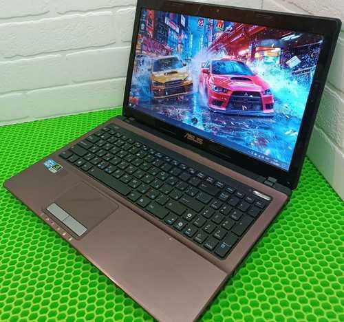 Шустрый asus i5-2410M / 6GB RAM / GeForce