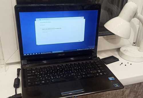 Ноутбук asus U45JC 14" на i3