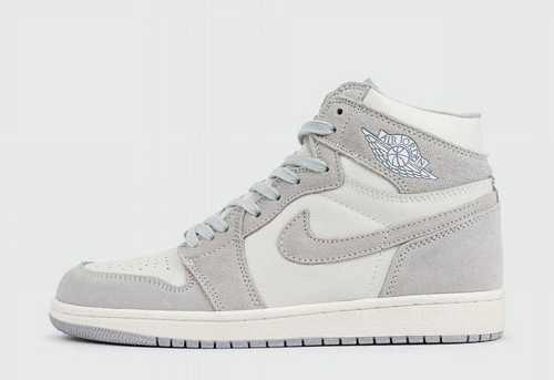 Кроссовки Nike Air Jordan 1 White / Grey new