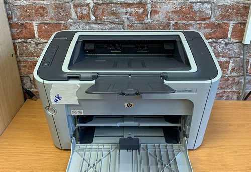 Лазерный принтер HP LaserJet P1505n+Новый картридж