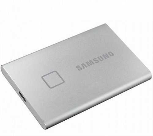 Внешний SSD Samsung 500 Gb T7 touch external Silve