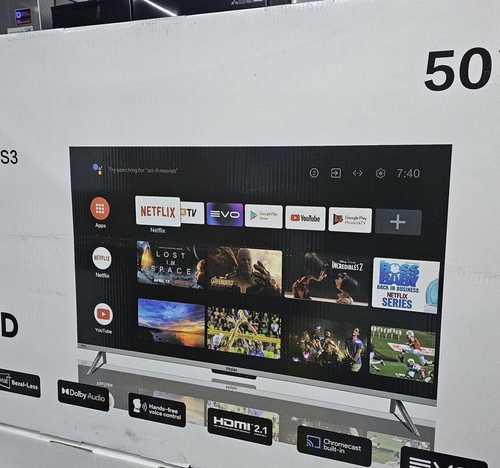 Новый телевизор Haier 50"