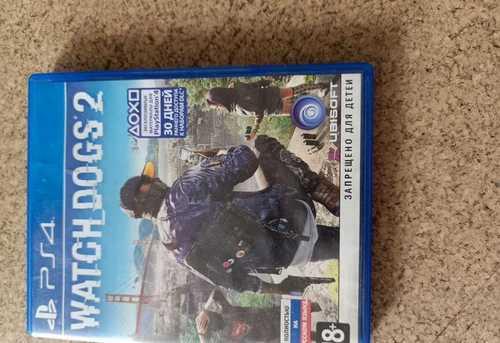 Диск на ps4 watch dogs 2