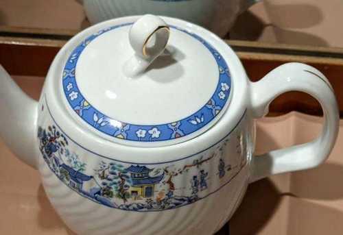 Китайский фарфоровый заварочный чайник Chn&chn