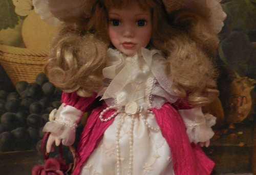 Кукла фарфоровая Англия,клеймо,в идеале,h-30 см