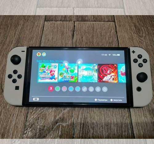 Nintendo Switch OLED, 64 ГБ, Прошитая