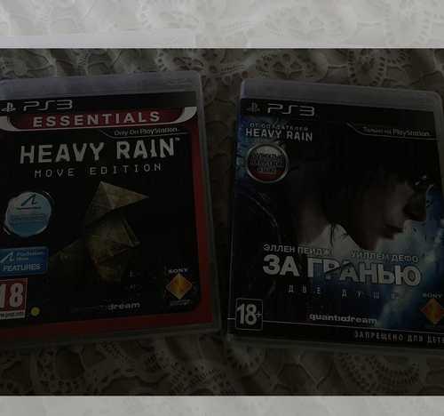 Диски ps3 за гранью, heavy rain