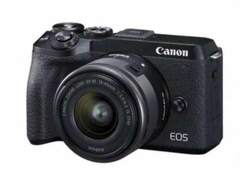 Canon EOS M6 II kit 15-45 новый