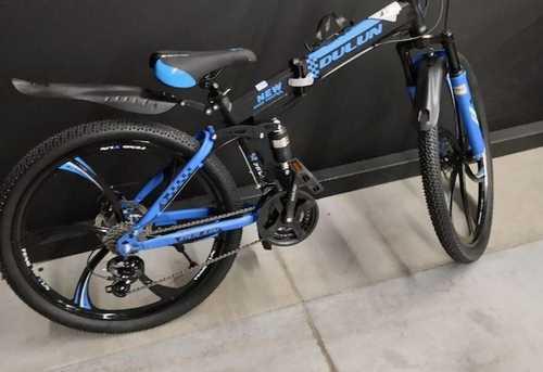 Велосипед dulun 26DL-T8-24S чёрно-синий
