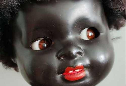 Антикварная кукла негритёнок 1960-х,K&W Германия