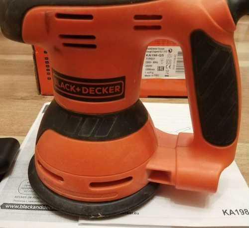 Эксцентриковая машина шлифовальная Black+Decker