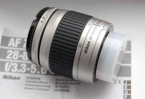 Nikon 28-80mm F3.3-5.6 G новый легенда