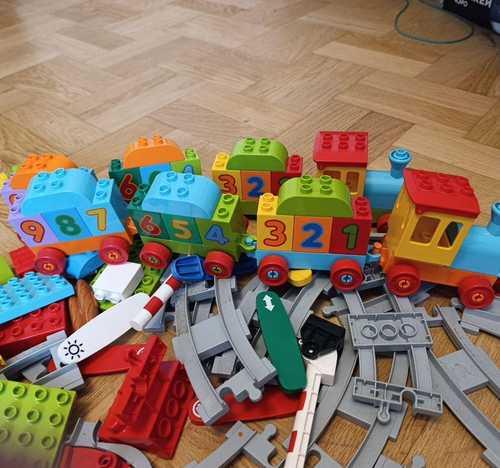 Lego duplo несколько наборов железная дорога