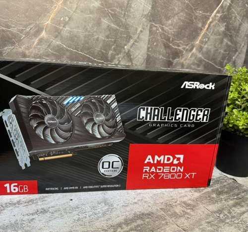 Видеокарта asrock amd radeon rx 7800 новая