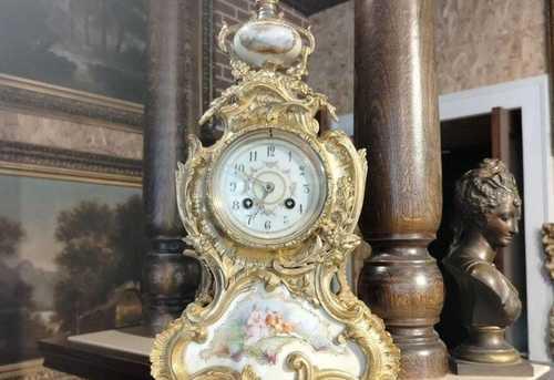 Антикварные бронзовые часы