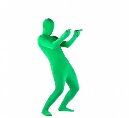 Хромакей костюм зеленый Chroma Key для фото и виде