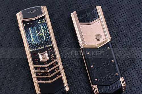 Vertu S Design Red Gold Alligator