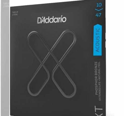 D'addario xtapb1047-12 - Струны для 12 струнной акустической гитары