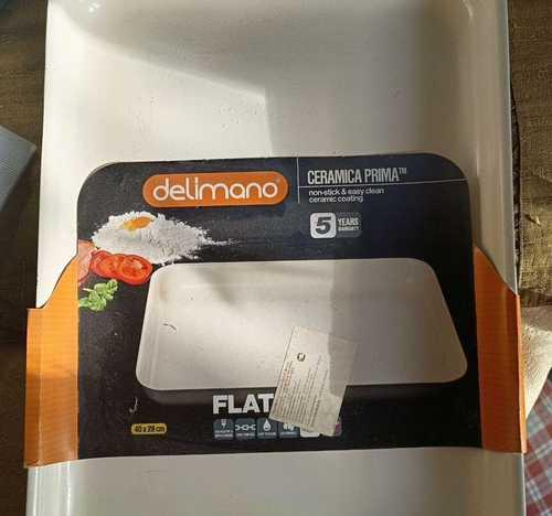 Противень Delimano Ceramica Prima Flat Tray новый