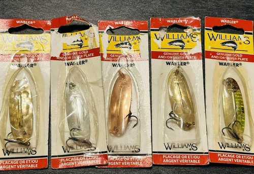 Блесна williams wabler 40 и Ice Jig 50