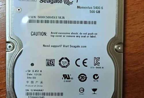 Жесткий диск Seagate 500Gb 2.5"