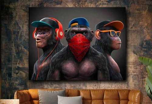 Картина 3 обезьяны