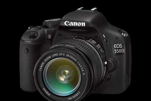 Canon 550D(18-55mm IS) +4гб+Сумка+Коробка+З/устр.+