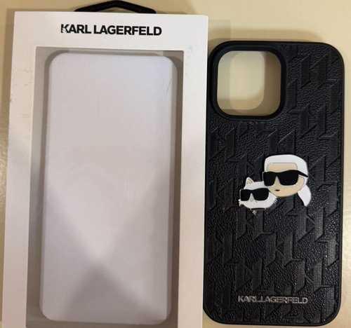 Чехол кожанный karl lagerfeld iPhone 16 pro max